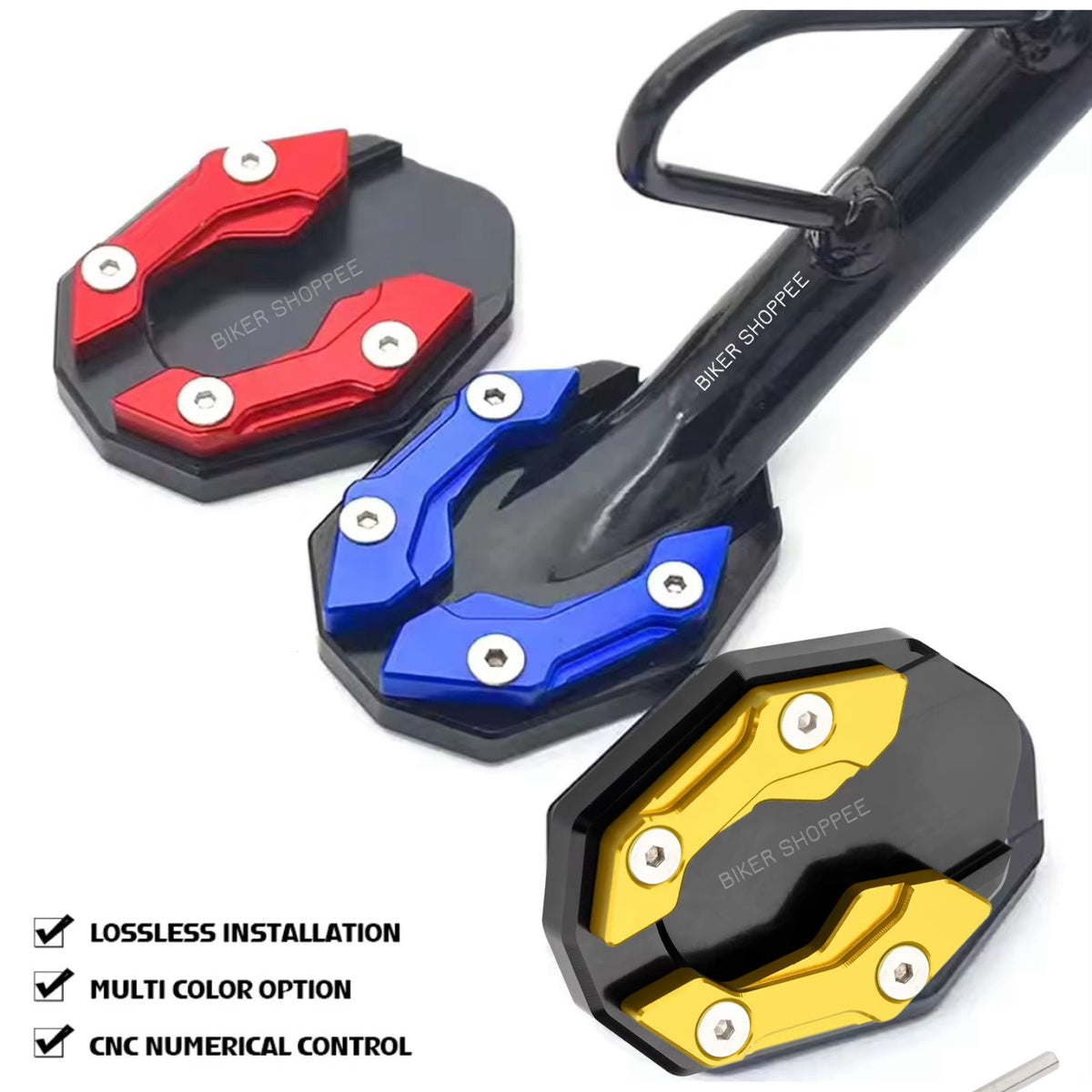 AEROX 155 SIDE STAND EXTENDER – BiKER SHOPPEE